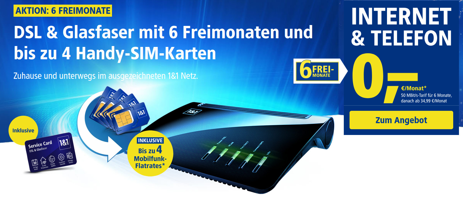 DSL Tarife Dezember: Die besten DSL- und VDSL Tarife unter 20 Euro im