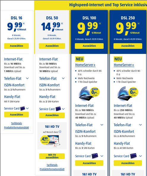 Beste DSL Tarife Juni: Die besten VDSL-Tarife im Juni unter 30 Euro